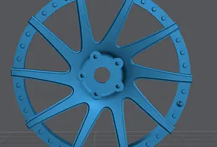 MST Compatible wheel insert Custom 10 spoke | YouMagine
