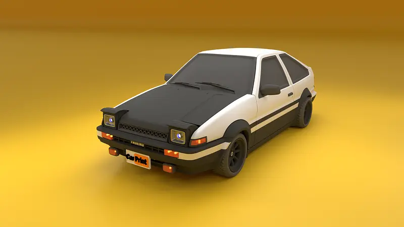 RC 1/10 Trueno Ae86 | YouMagine