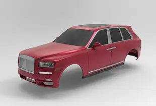 Rolls Royce Cullinan STL 3D print model for RC chassis | YouMagine