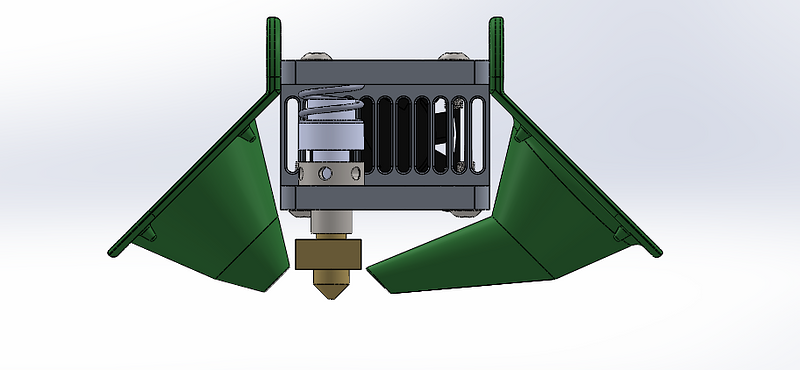Ultimaker 2 30x30 fans ducts upgrade | saliery | YouMagine